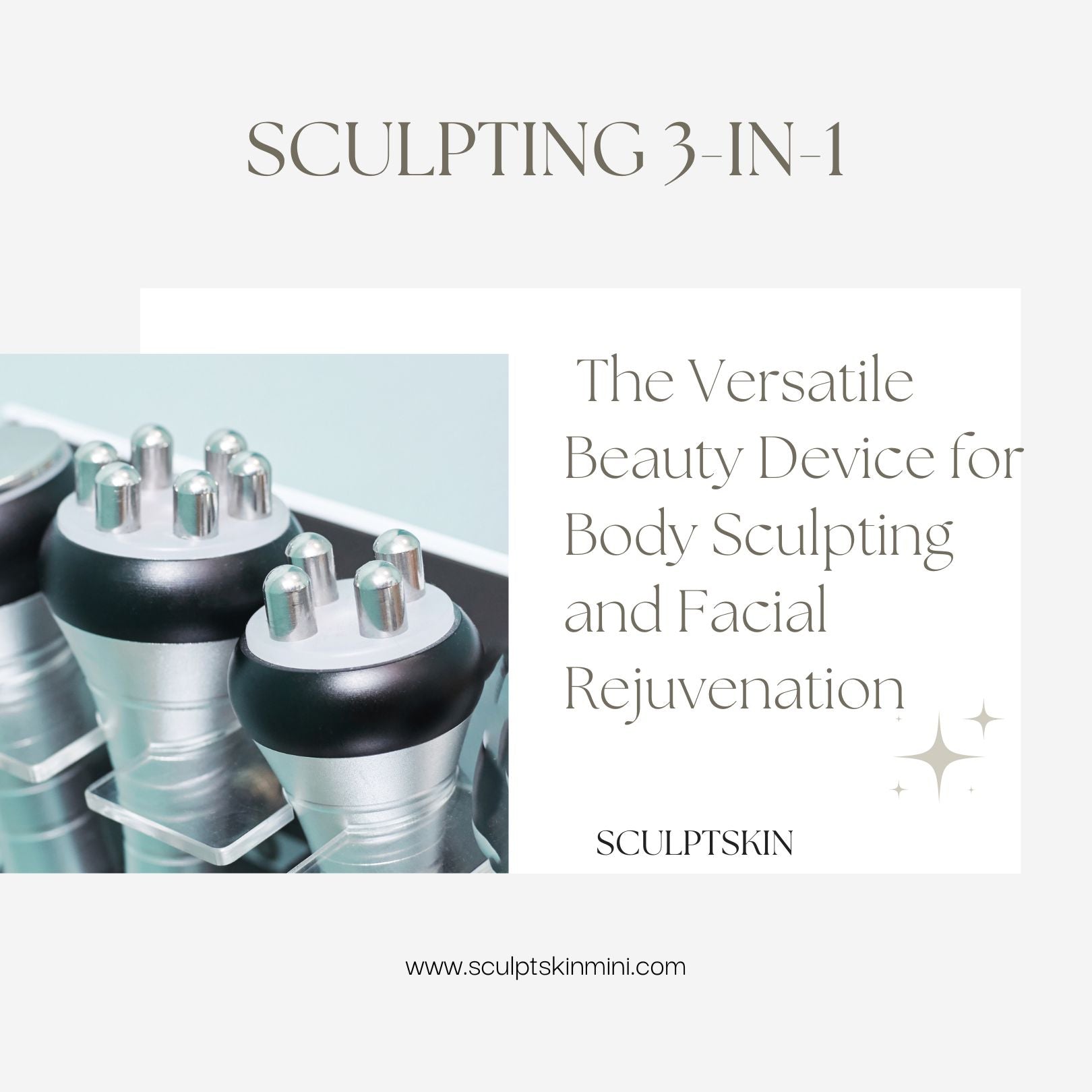 Sculpting 3-in-1: The Versatile Beauty Device for Body Sculpting and F ...