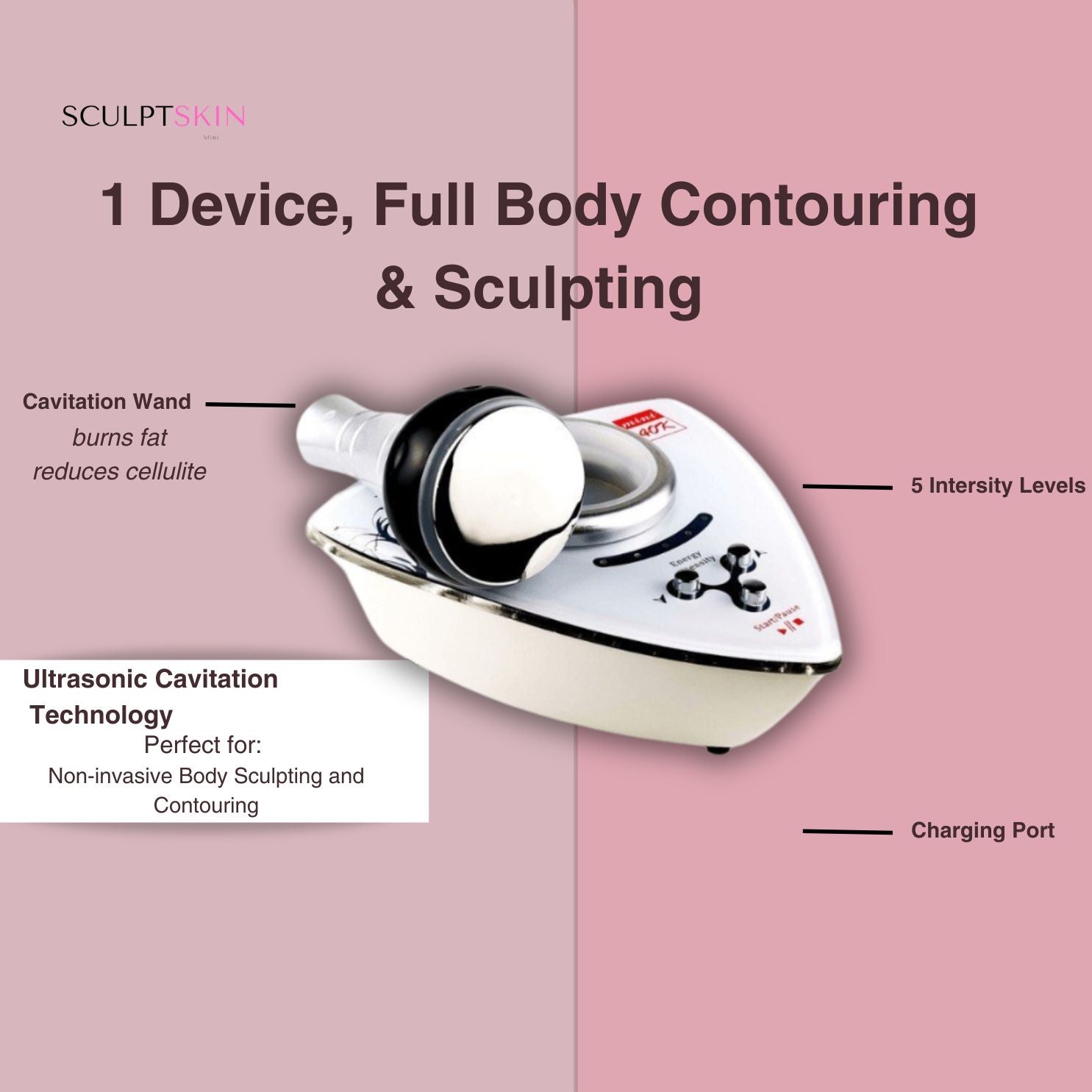 sculptskin body contouring ultrasonic cavitation at home device